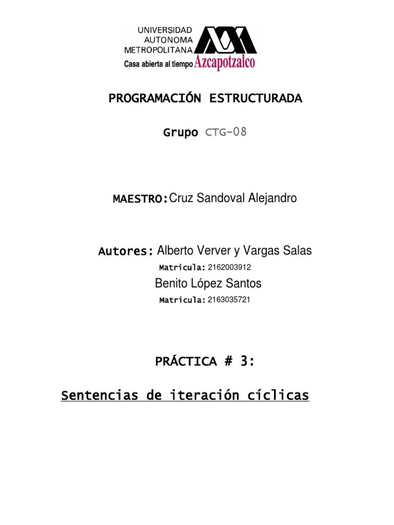 Practica 3 Progra | PDF | Desarrollo de software | Ingeniería Informática