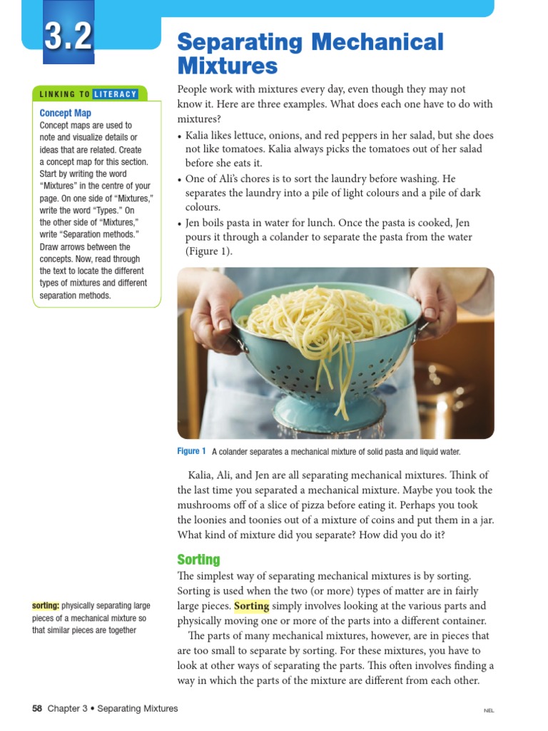 3.2-Separating-Mechanical-Mixtures.pdf | Filtration | Materials