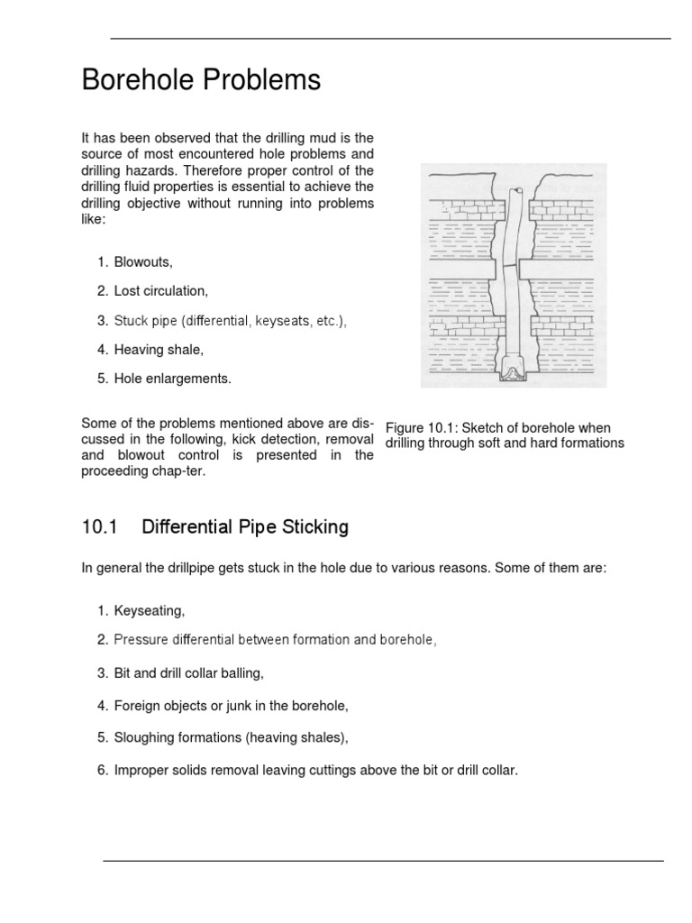 Borehole Problems | PDF | Pressure | Civil Engineering