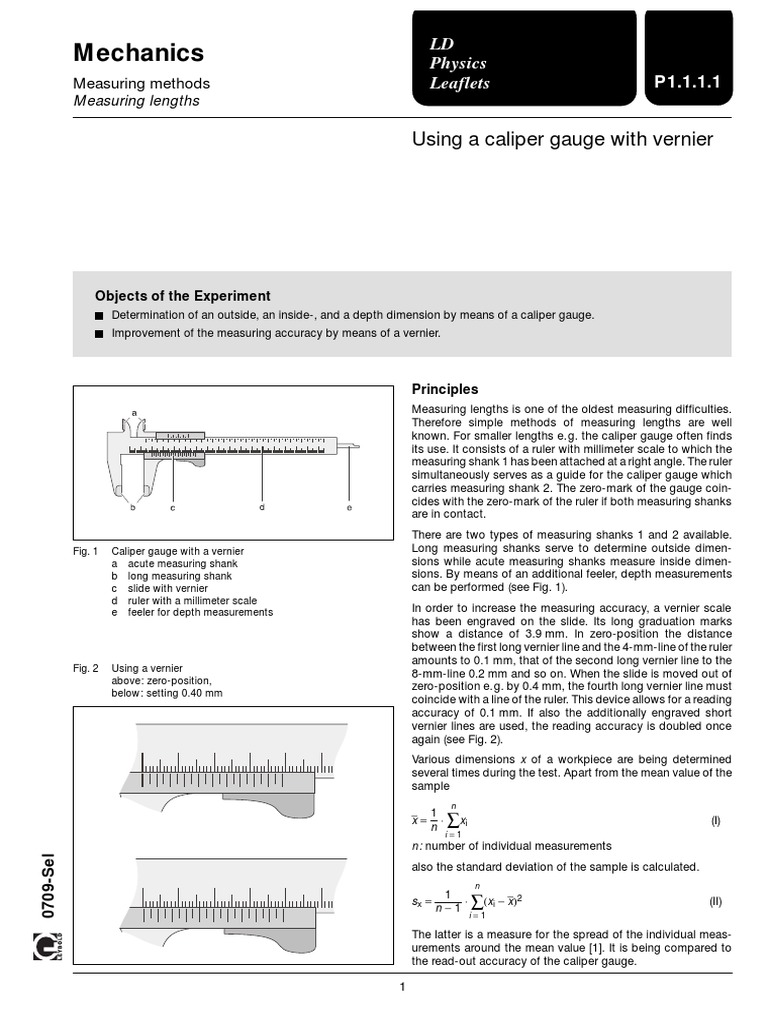 P1111 e PDF | PDF | Measurement | Scientific Observation