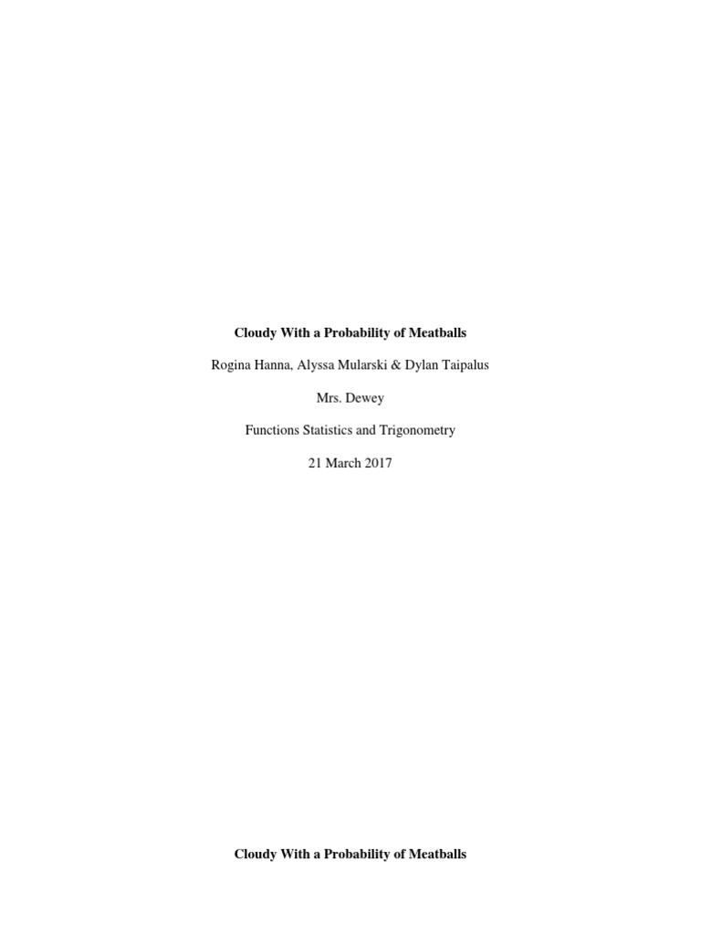 Carnival Project | PDF | Expected Value | Probability