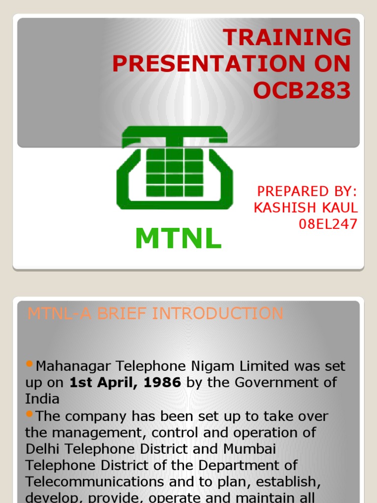 MTNL OCB283 Digital Switching Overview | PDF | Telephone Exchange | Telecommunication