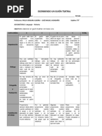 Estructura de Actos y Escenas en Teatro | PDF | Diálogo | Teatro