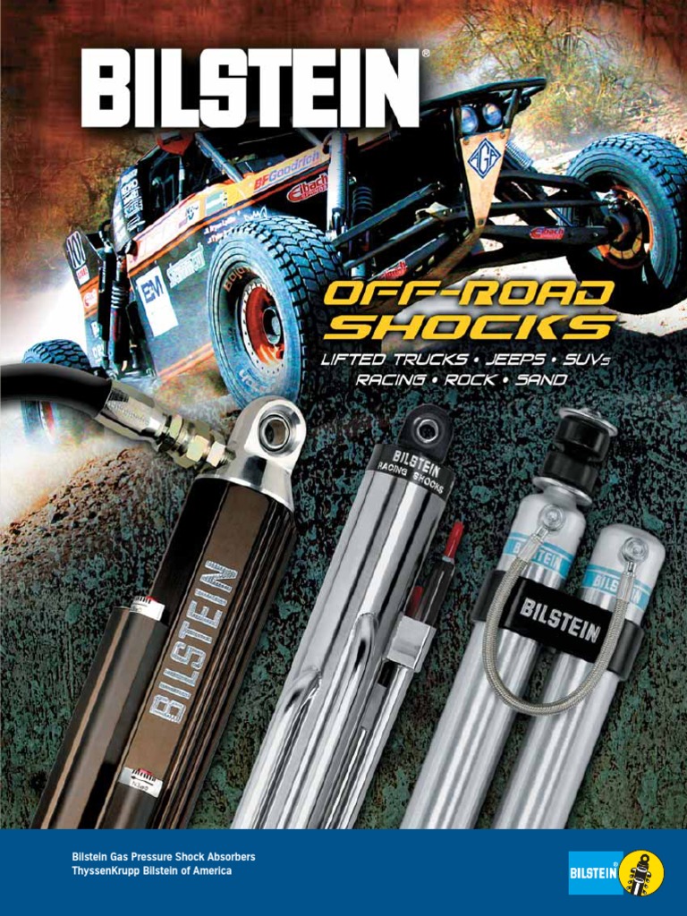 Bilstein Off Road Shocks | PDF | Off Roading | Suspension (Vehicle)