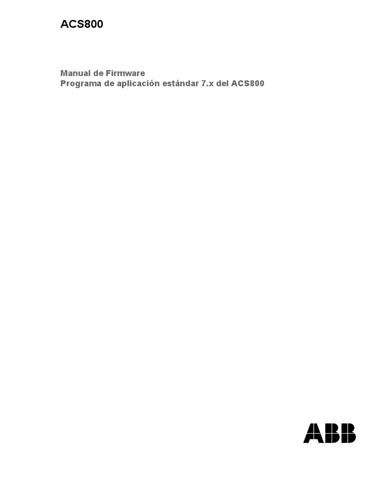 ES ACS800 FW H With Updaten PDF | PDF | Electrical Resistance And Conductance | Parameter ...