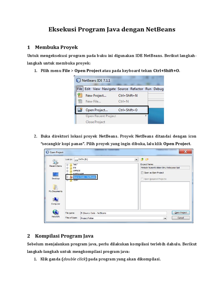 Cara Eksekusi Program Java | PDF | Komputer | Teknologi & Rekayasa