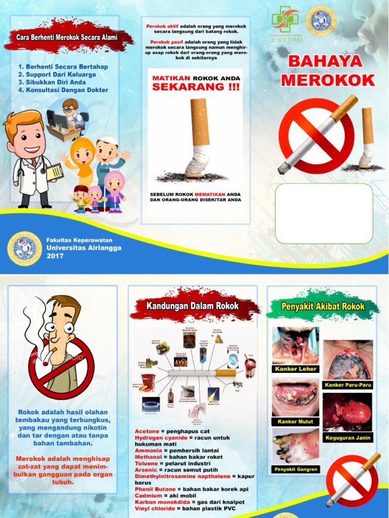 Leaflet Bahaya Merokok | PDF