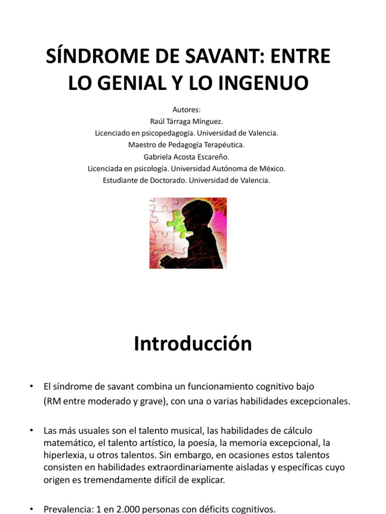 Sindrome de Savant PDF | PDF | Ordinateurs