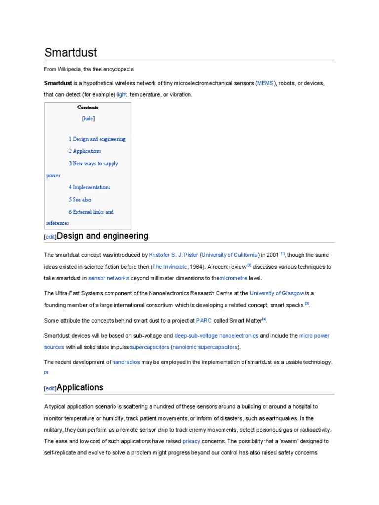 Smart Dust | PDF