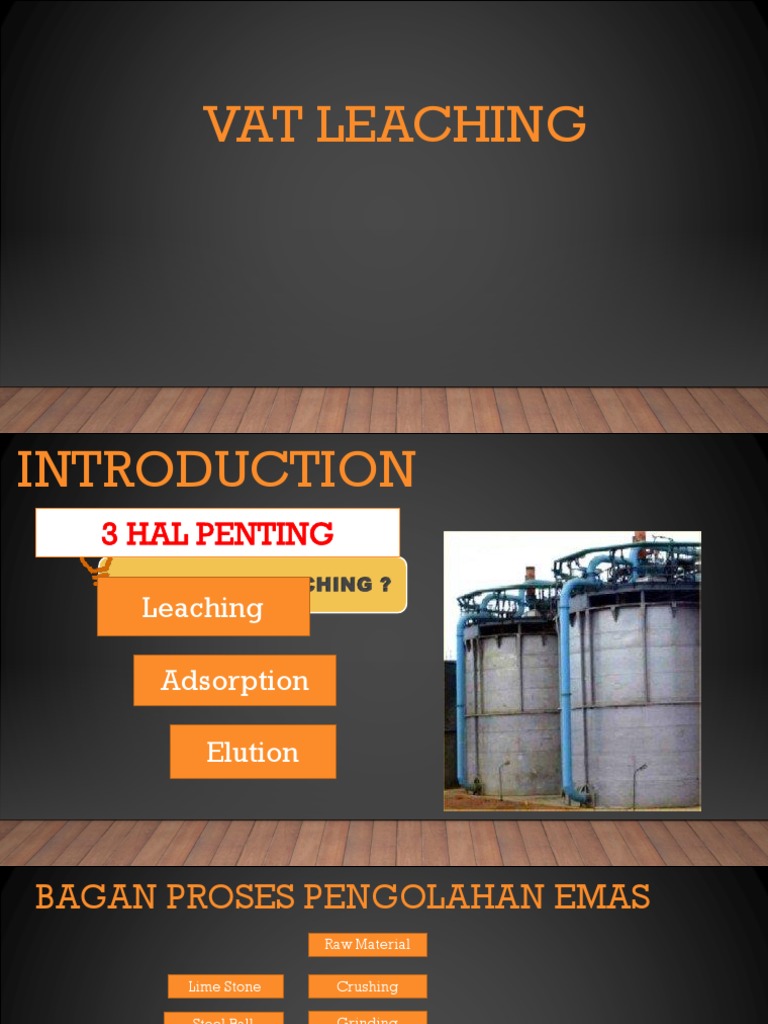 VAT LEACHING PROCESS STEPS | PDF | Mill (Grinding) | Economic Geology