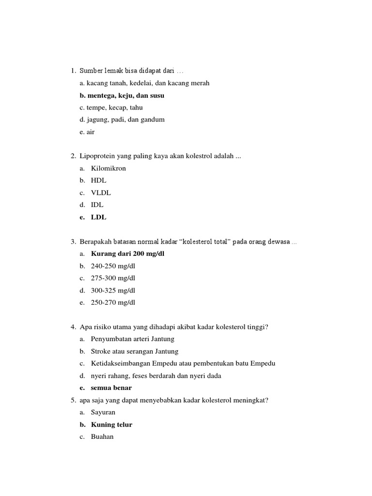 Soal MCQ Bu Lina | PDF