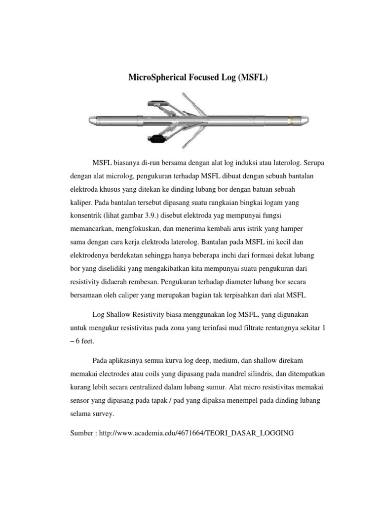 MicroSpherical Focused Log | PDF