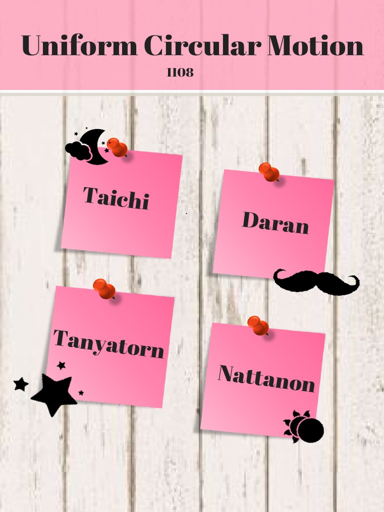 Uniform Circular Motion | PDF | Speed | Rotation Around A Fixed Axis