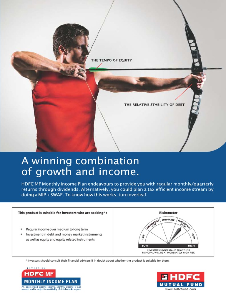 HDFC MF Mip Swap Leaflet June 2015 | PDF | Investor | Investing