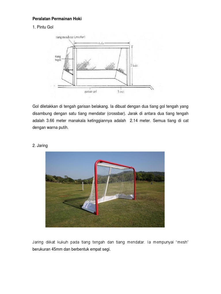 Peralatan Permainan Hoki | PDF