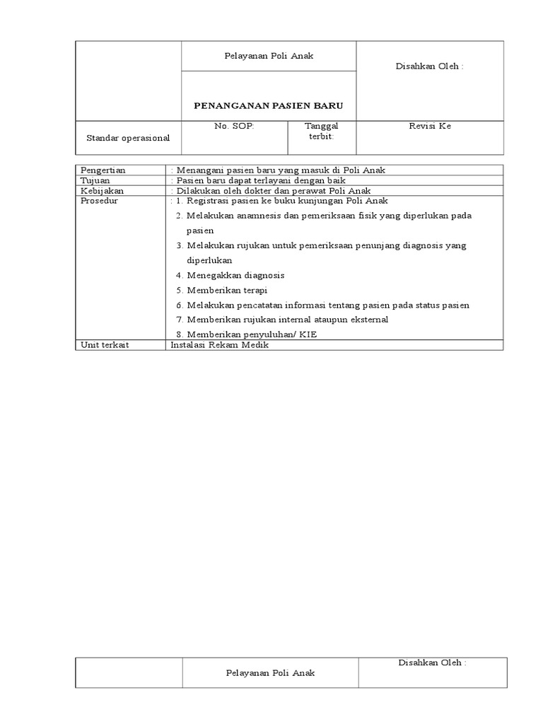Sop Poli Anak | PDF | Sains & Matematika