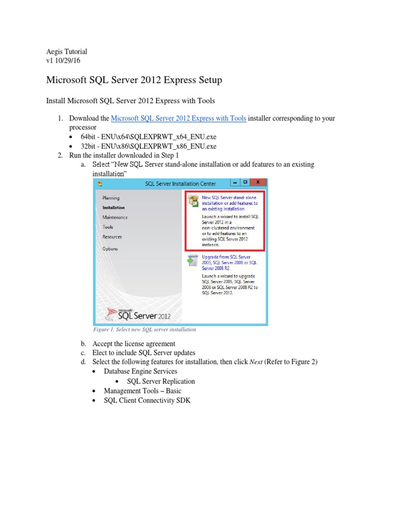 Aegis Setup Guide | PDF | Microsoft Sql Server | Transmission Control ...