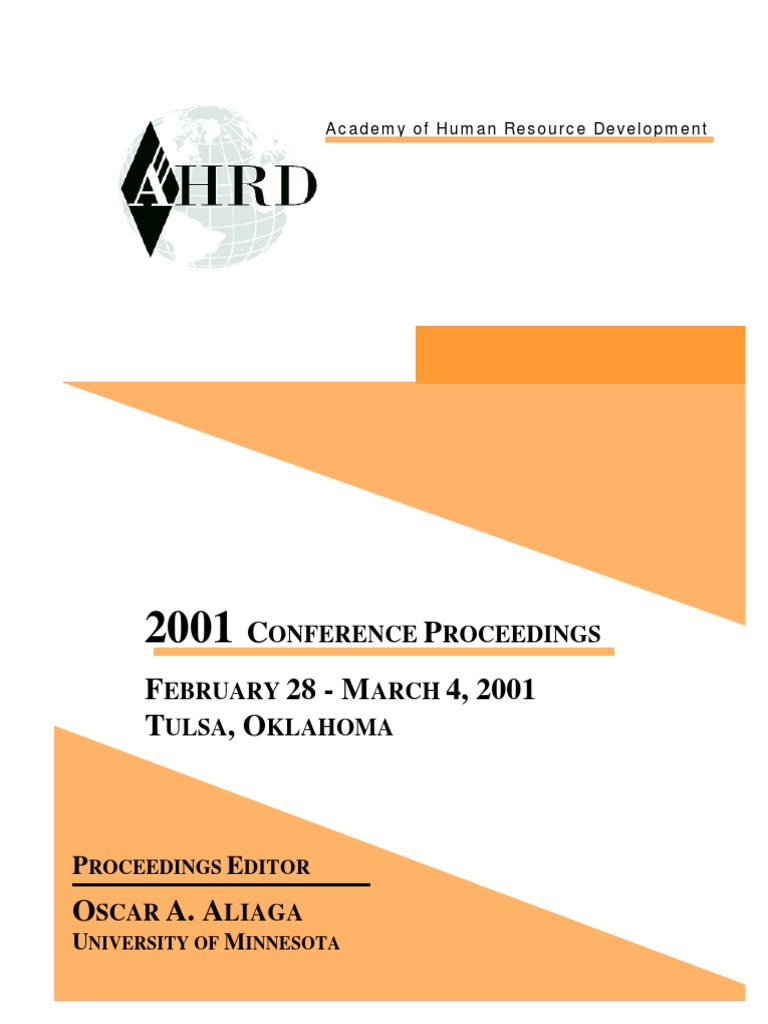 AHRD 2001 Conference | PDF | Epistemology | Cognition
