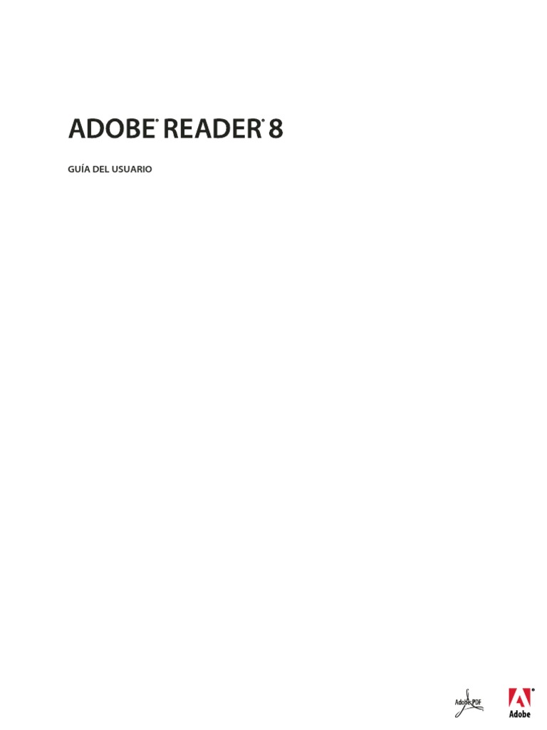 Adobe Reader 8 - Guia Usuario | PDF | Software | Tecnología digital