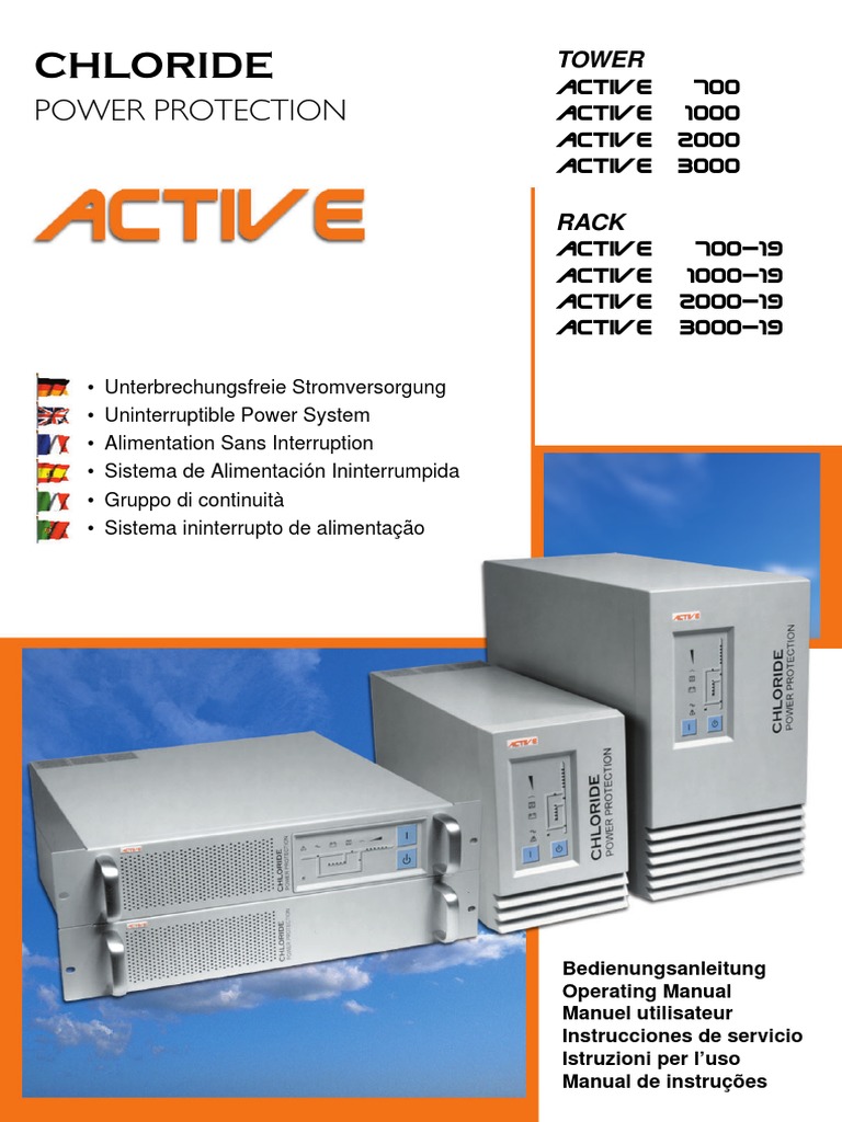 Active 3000 Chloride | PDF | Mains Electricity | Power Inverter
