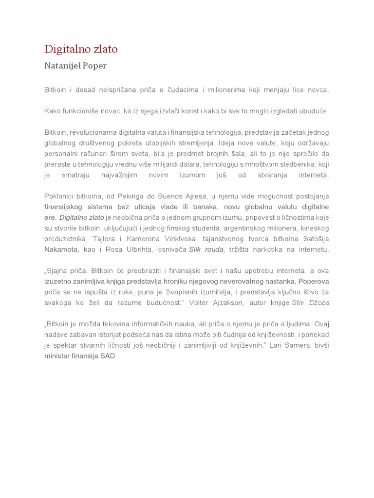 Digitalno Zlato | PDF