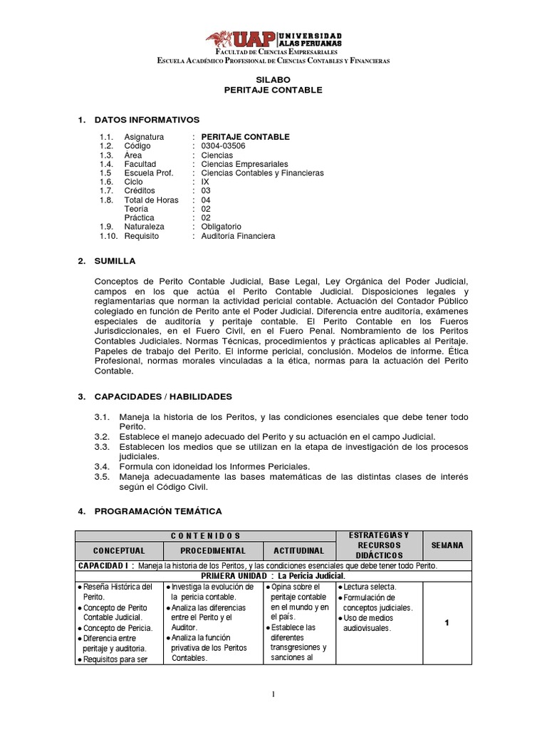 Peritaje contable | Testigo experto | Contador