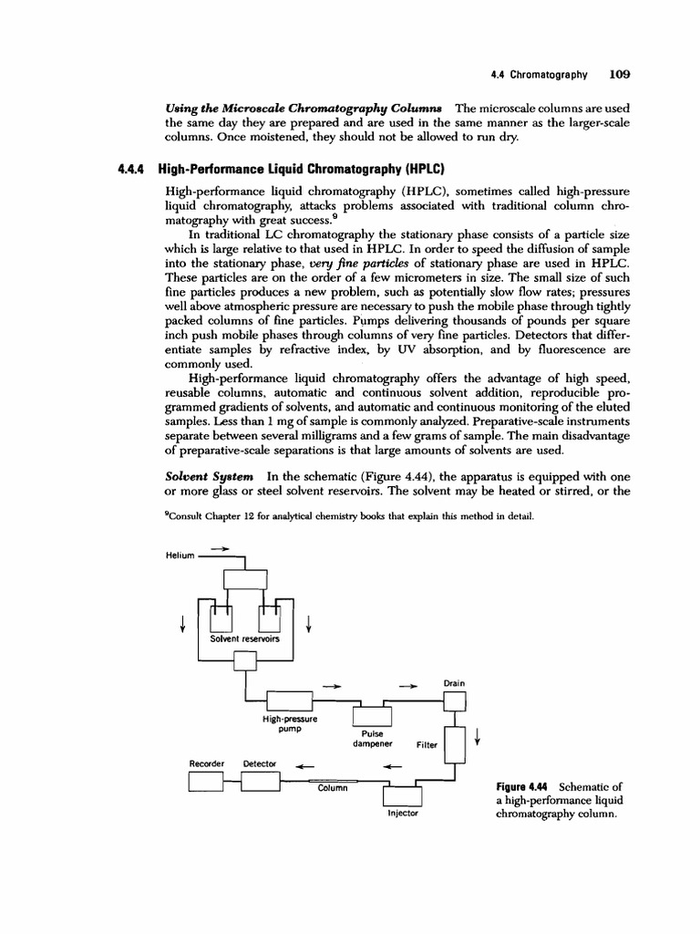 4.4.4 High-Performance Liquid Chromatography (HPLC) : Using The ...