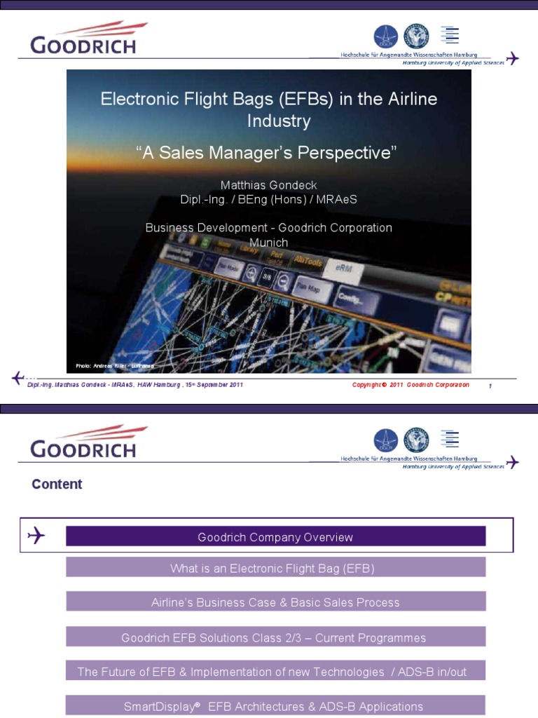 Electronic Flight Bag | PDF | Aviation | Aeronautics