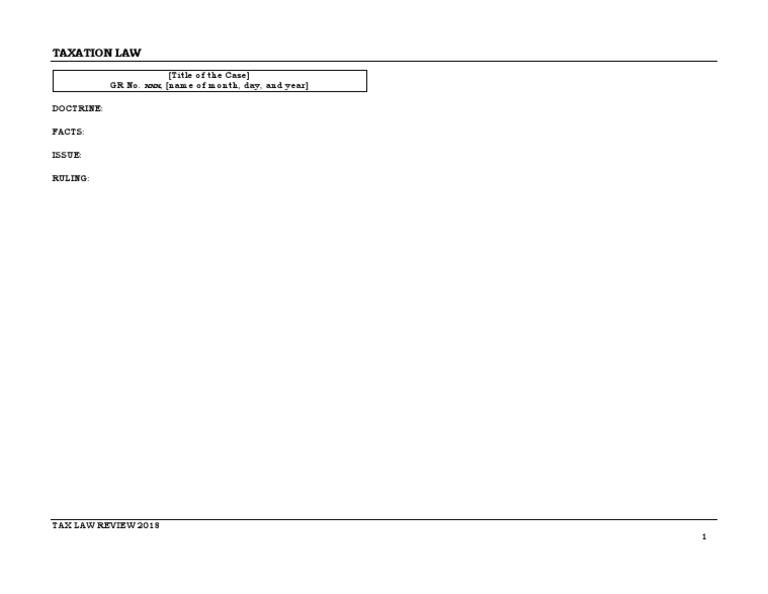 Digest Format Template | PDF