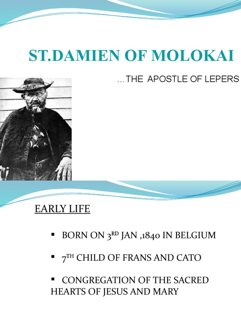 ST - Damien of Molokai: The Apostle of Lepers | PDF