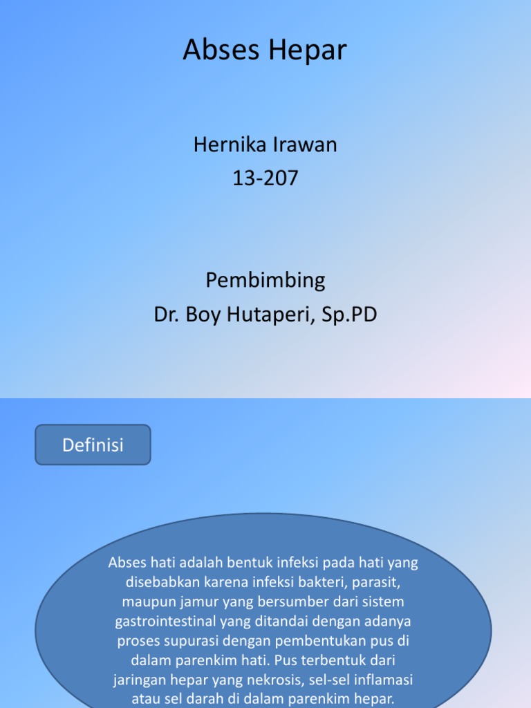 Abses Hati | PDF