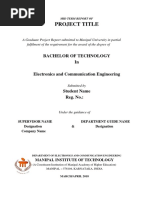 Mid Term REPORT FORMAT | PDF | Technology & Engineering