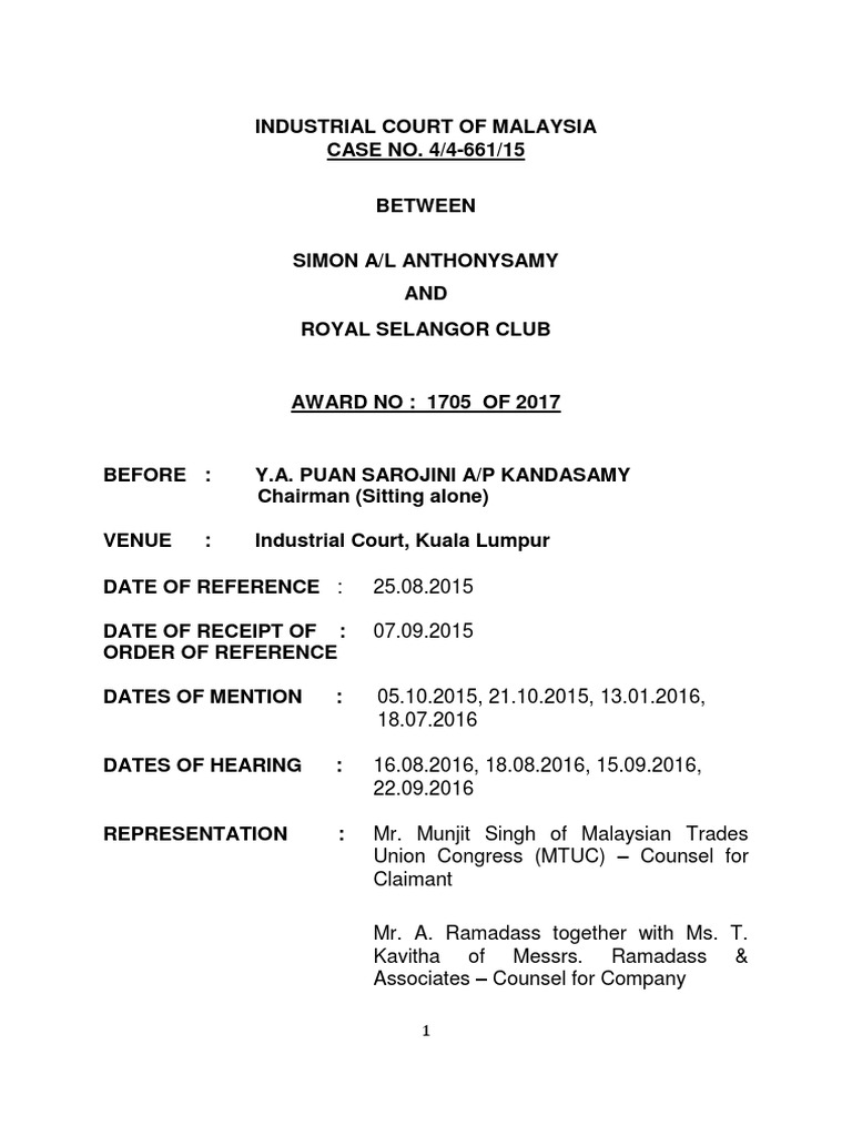 Simon | PDF | Burden Of Proof (Law) | Employment