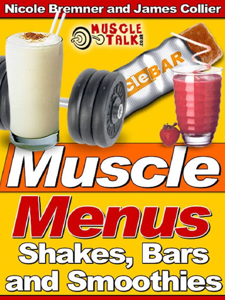 Muscle Menus Shakes, Bars and Smoothies PDF | PDF | Oatmeal | Chocolate
