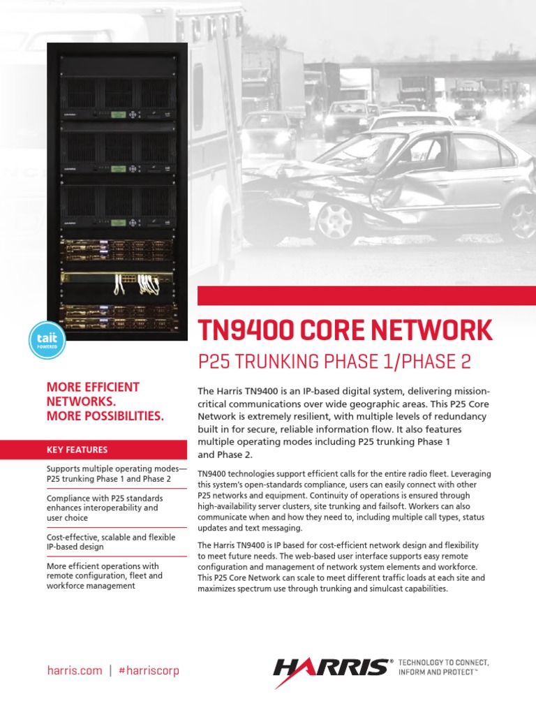 Tn9400 p25 Trunking Core Network | PDF | Scalability | Computer Network