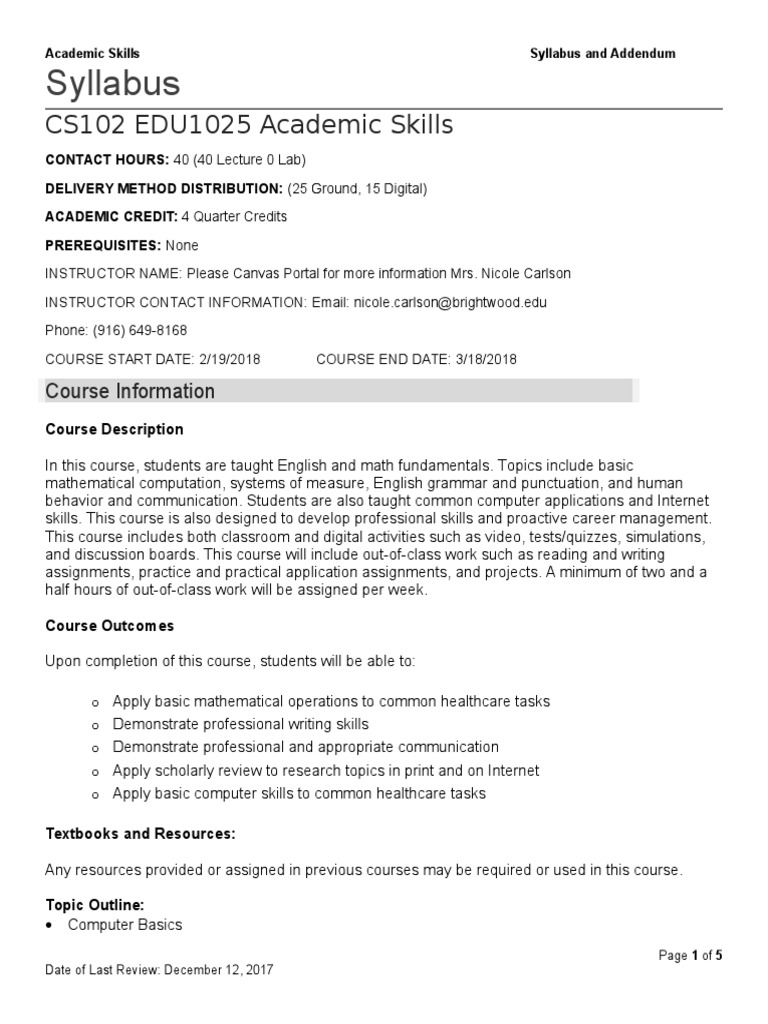 cs102 Syllabus | Download Free PDF | Homework | Lecture