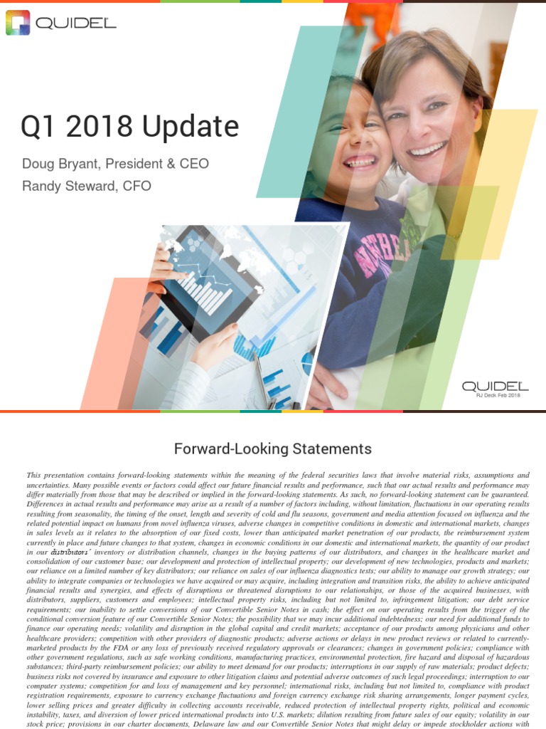 Quidel Investor Presentation v8 | PDF | Stocks | Risk