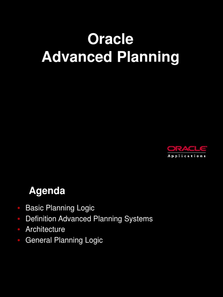 ASCP Demo | PDF | Oracle Database | Databases