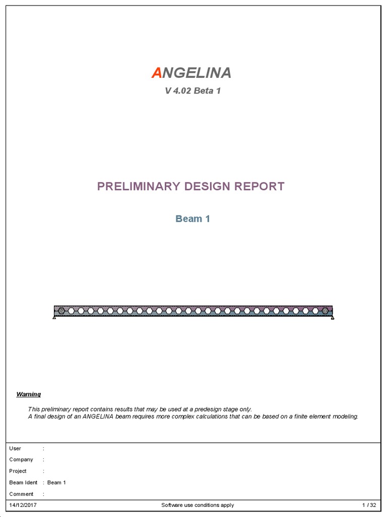 Ngelina: Preliminary Design Report | PDF | Beam (Structure) | Building ...