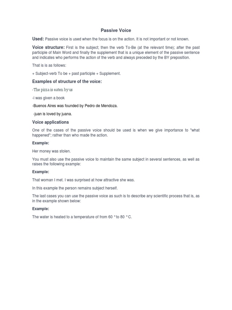 Used: Voice Structure | PDF