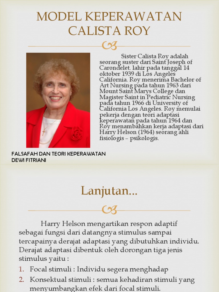 Teori Calista Roy | PDF