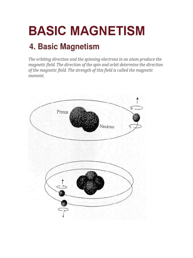 Basic Magnetism | PDF | Magnetism | Magnet