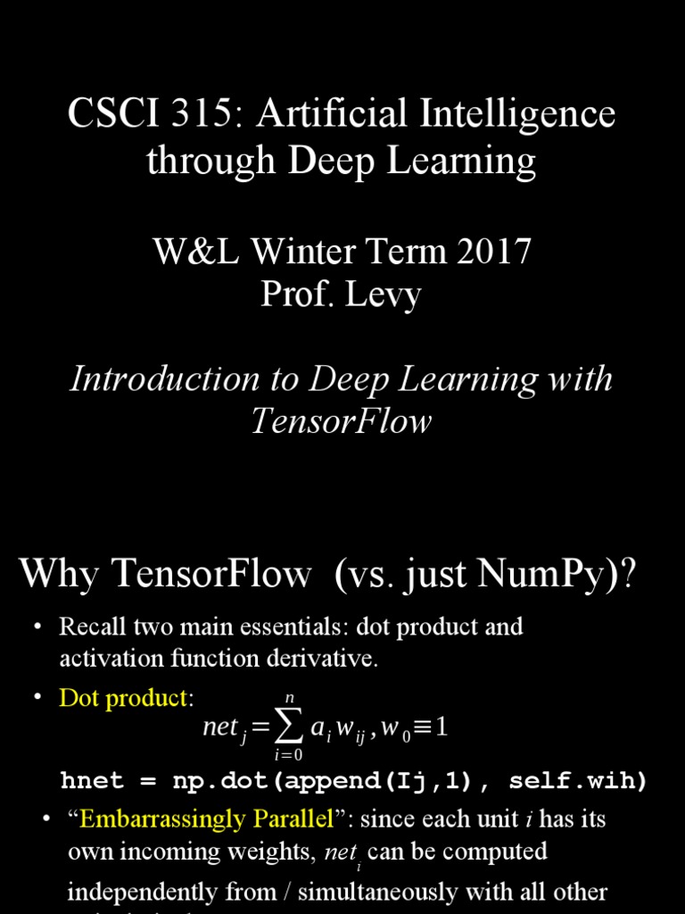 Tensor Flow | PDF | Parallel Computing | Central Processing Unit