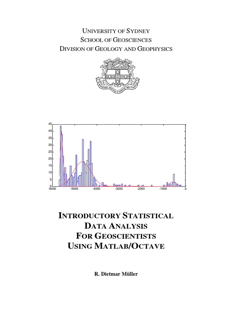 Introductory Statistical Data Analysis For Geoscientists Using Matlab ...