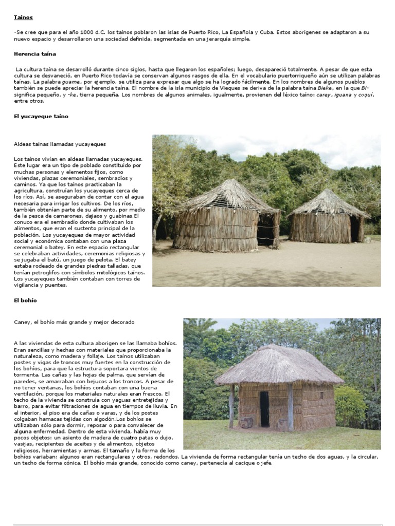 Indios Tainos Vestimenta