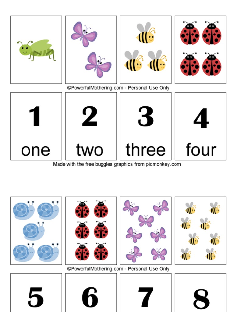 Free Match and Counting Cards | PDF