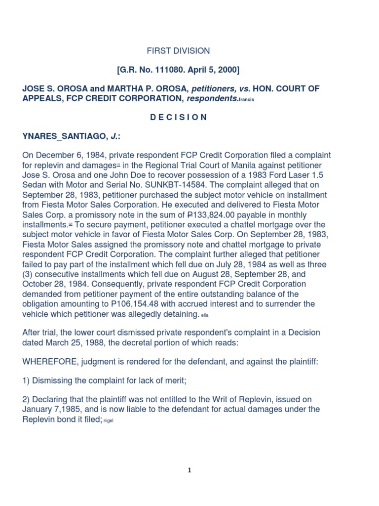 Replevin Rule 60 Full Text Cases | PDF | Employment | Lawsuit