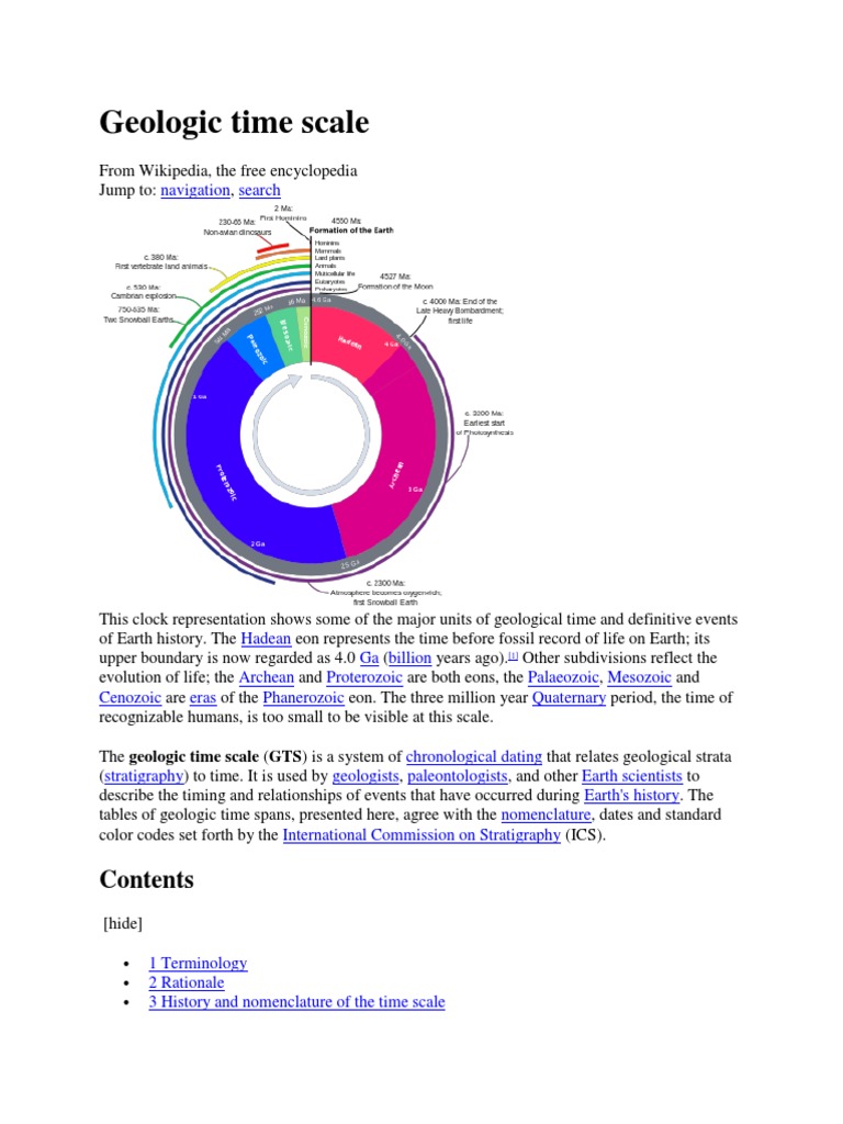 Geologic Time Scale | PDF | Geologic Time Scale | Anthropocene