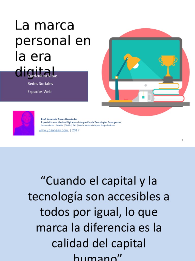 La Marca Personal en La Era Digital | PDF | Marca | Negocios económicos