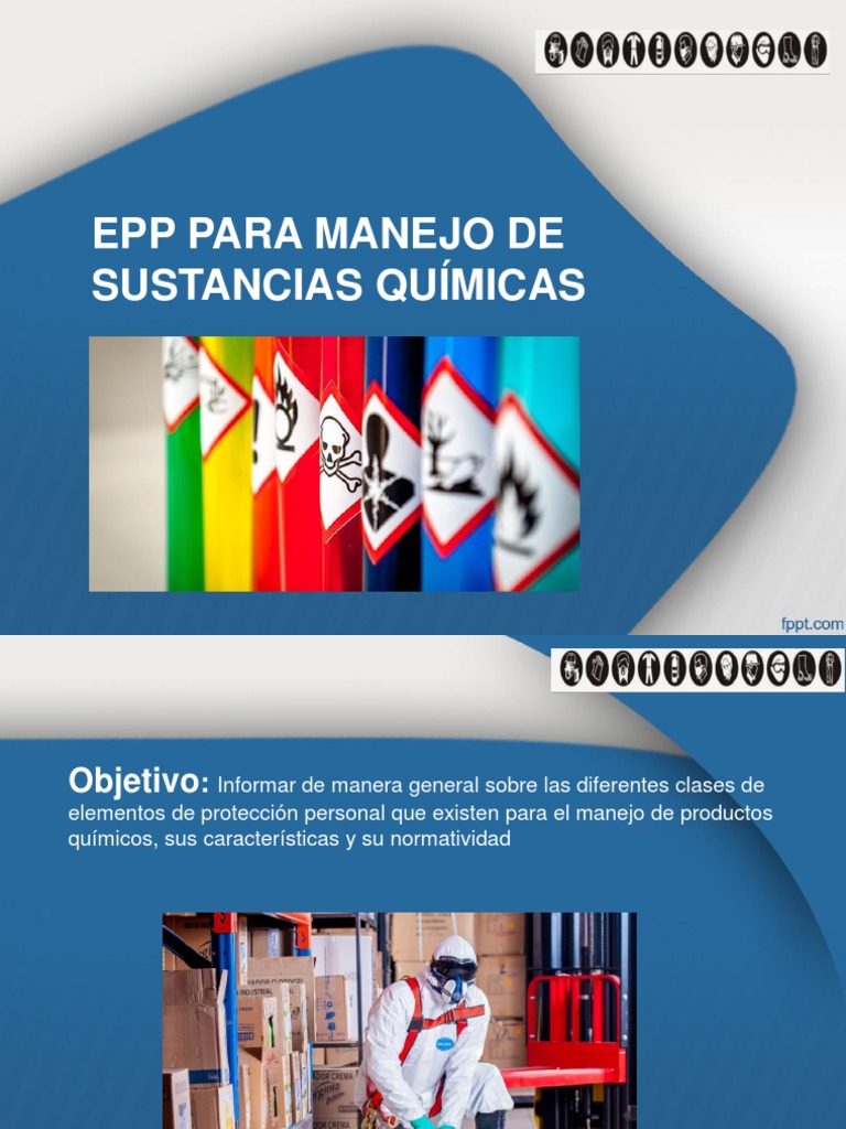 Uso Epp para Quimicos | Guante | Contaminación